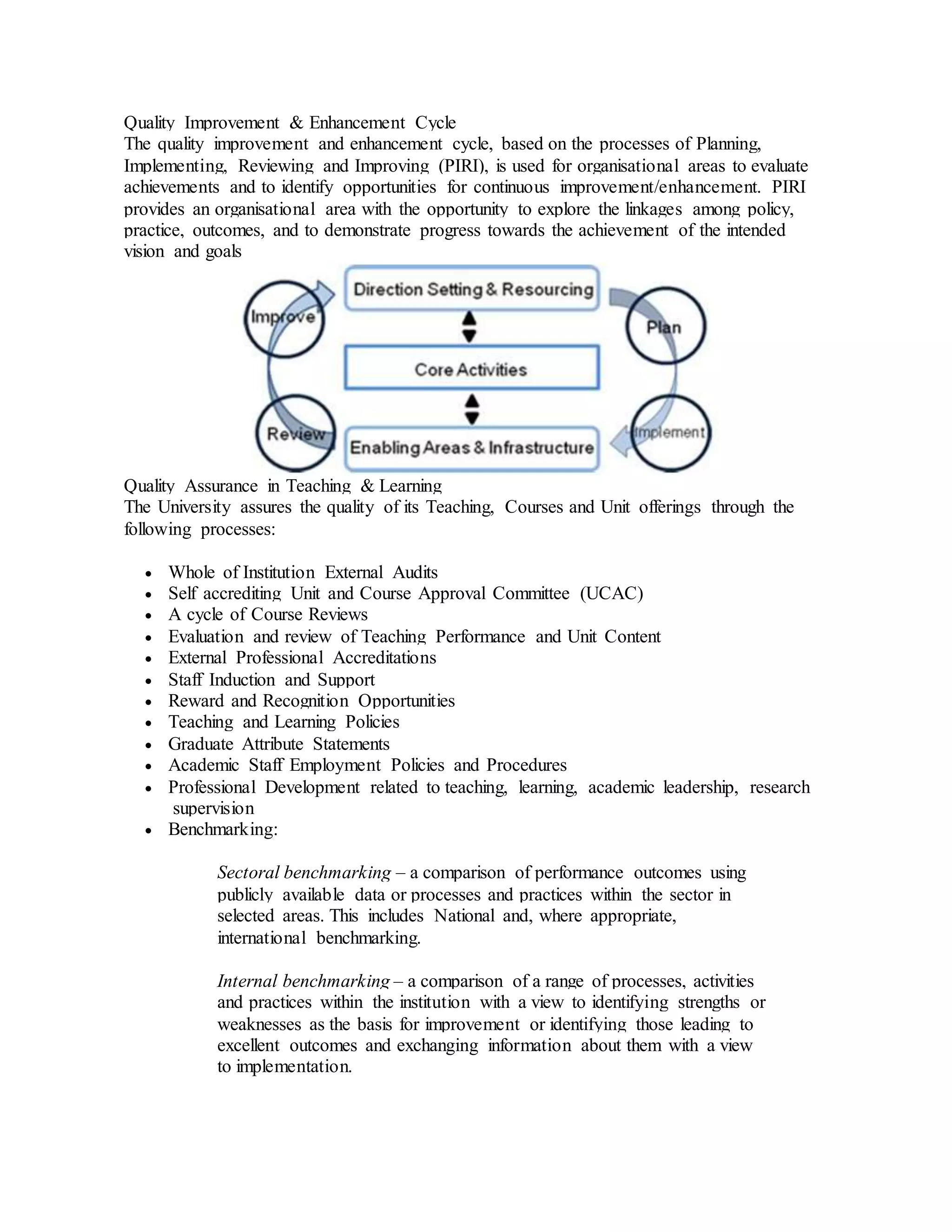 Quality management university | DOCX