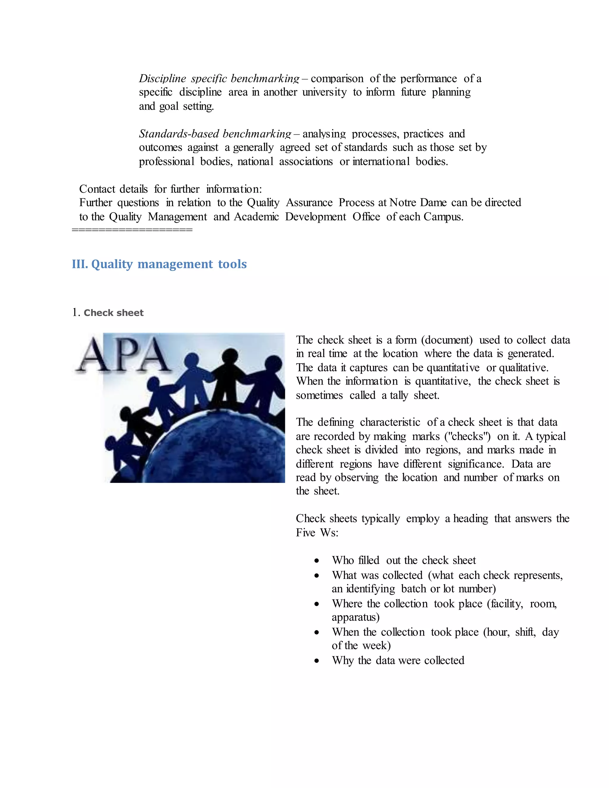 Quality management university | DOCX