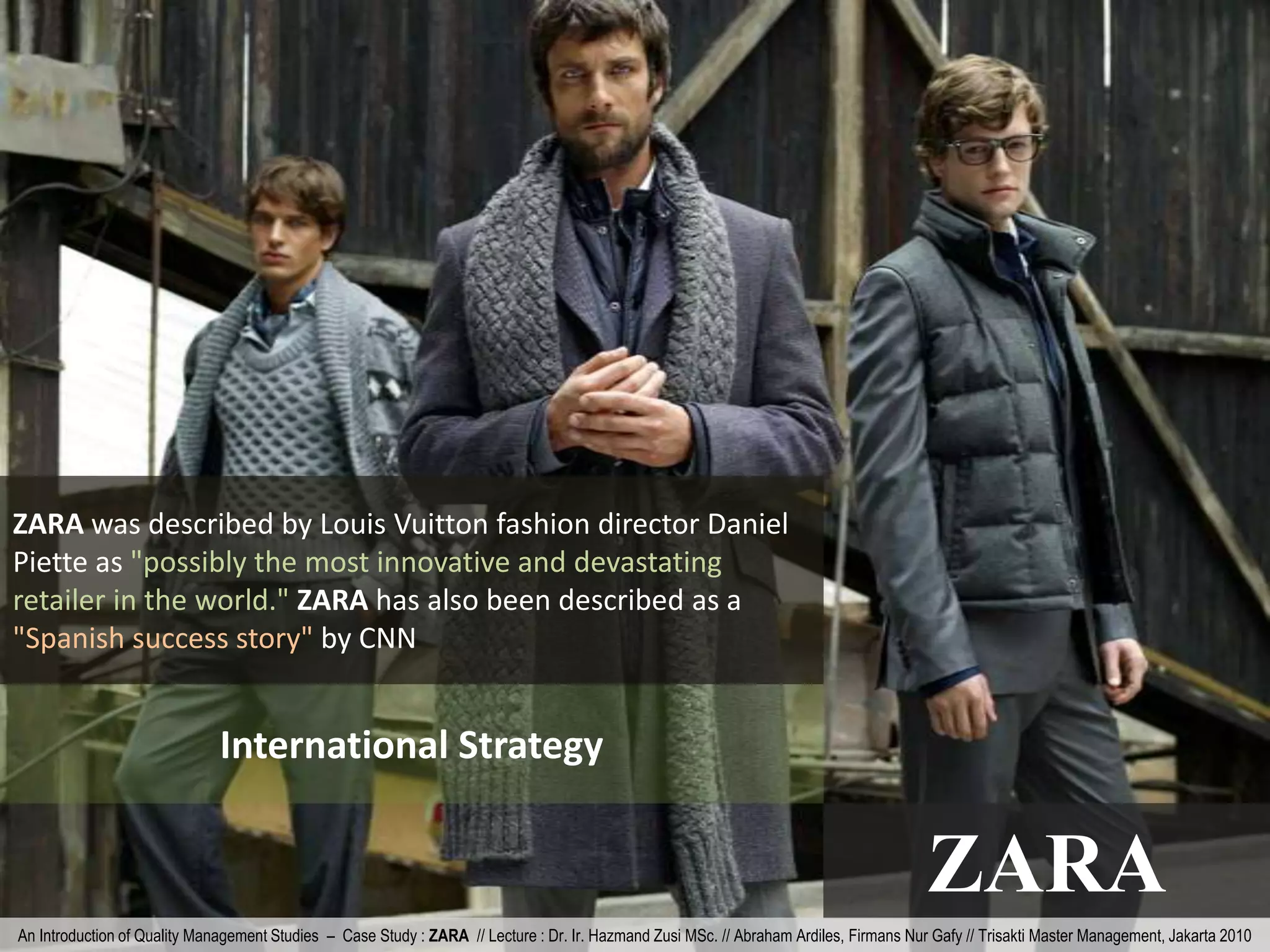 Quality Management ZARA | PPTX