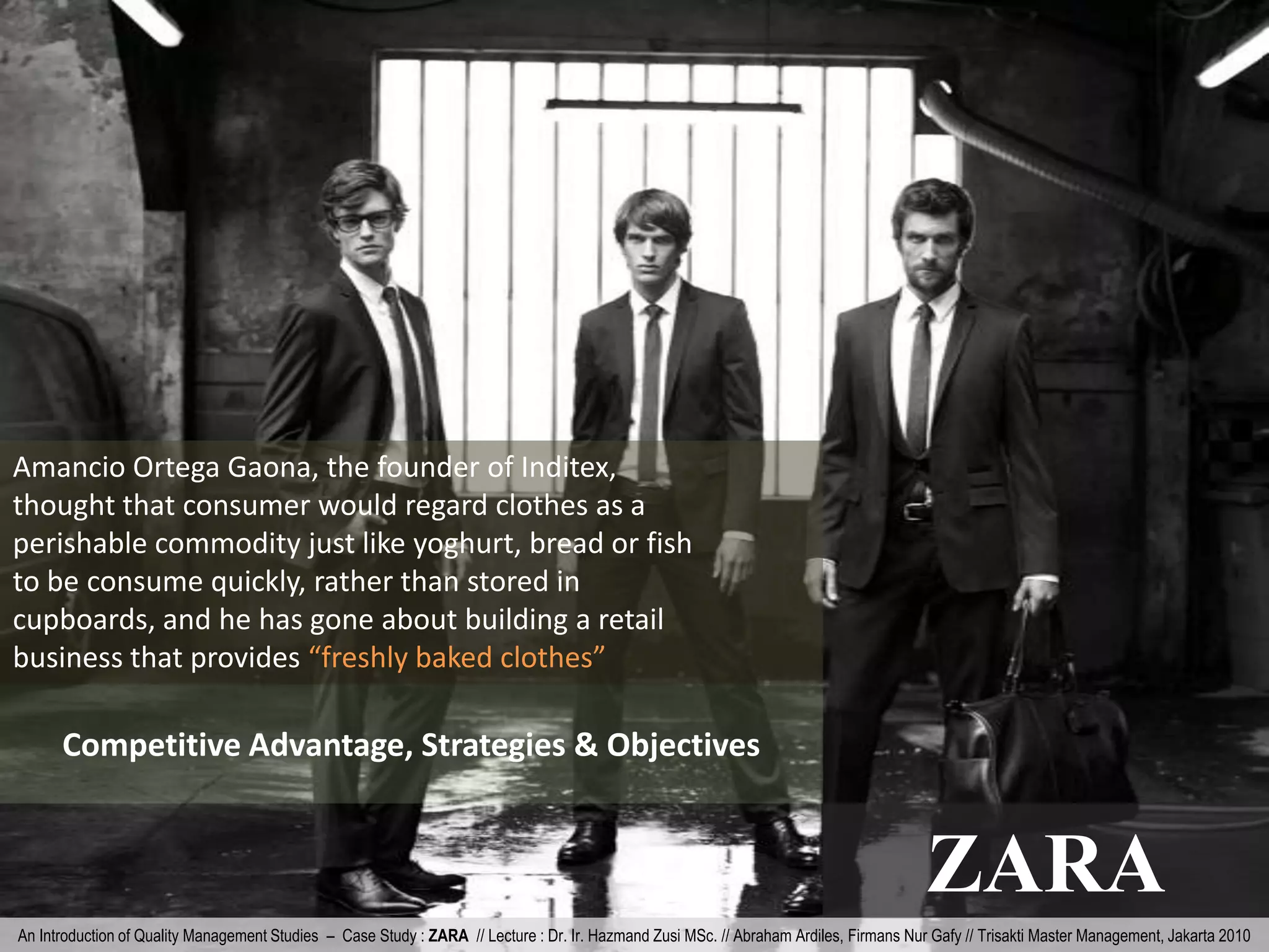 Quality Management ZARA | PPTX