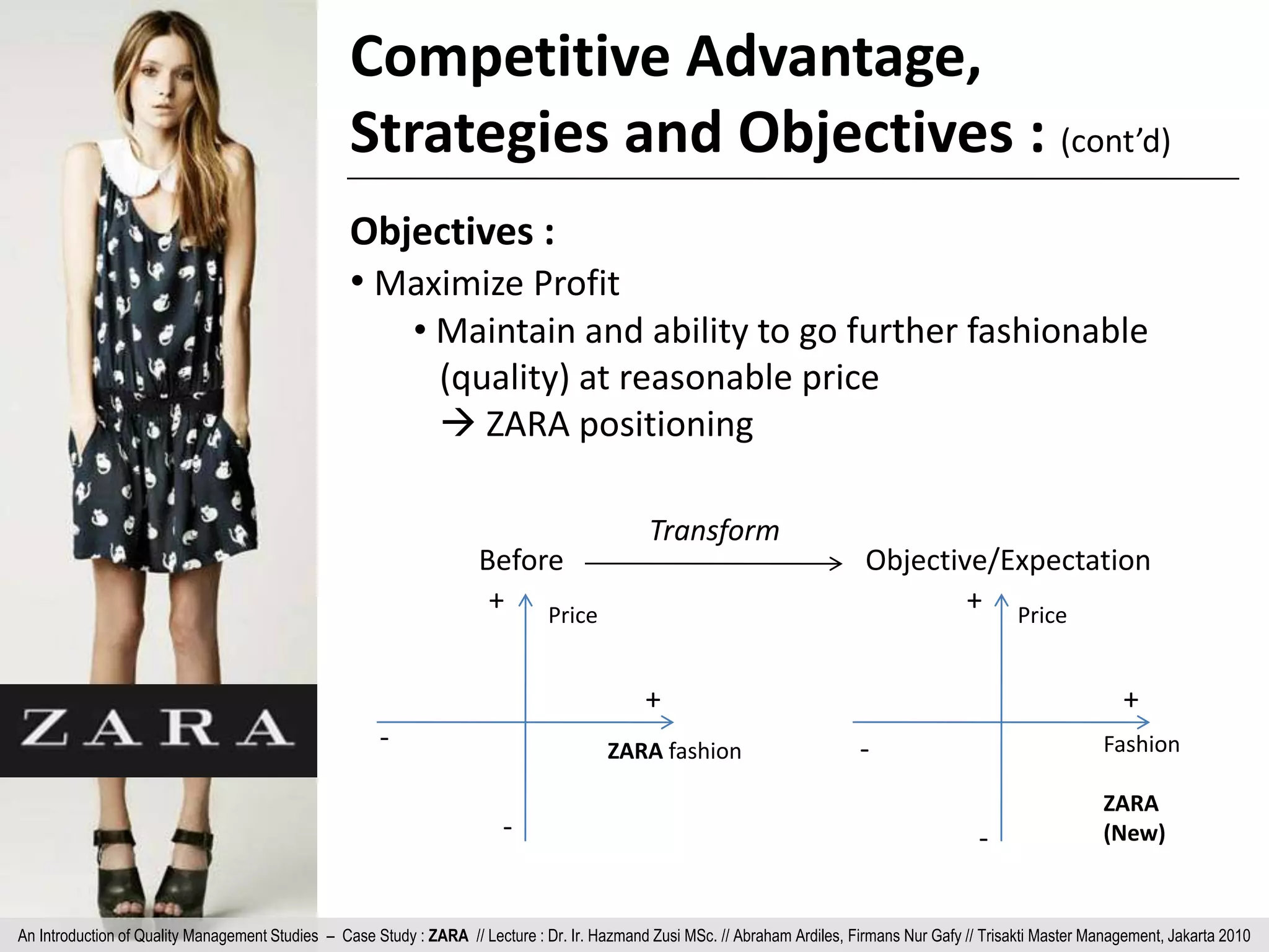 Quality Management ZARA | PPTX