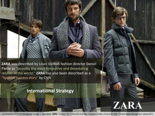 Quality Management ZARA | PPTX