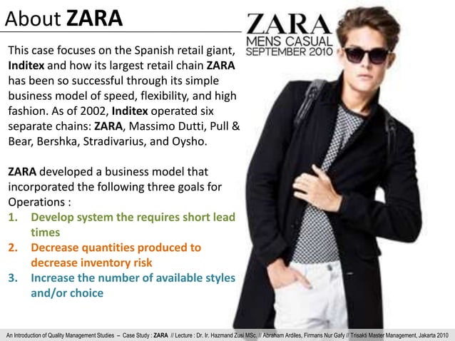 Quality Management ZARA | PPTX