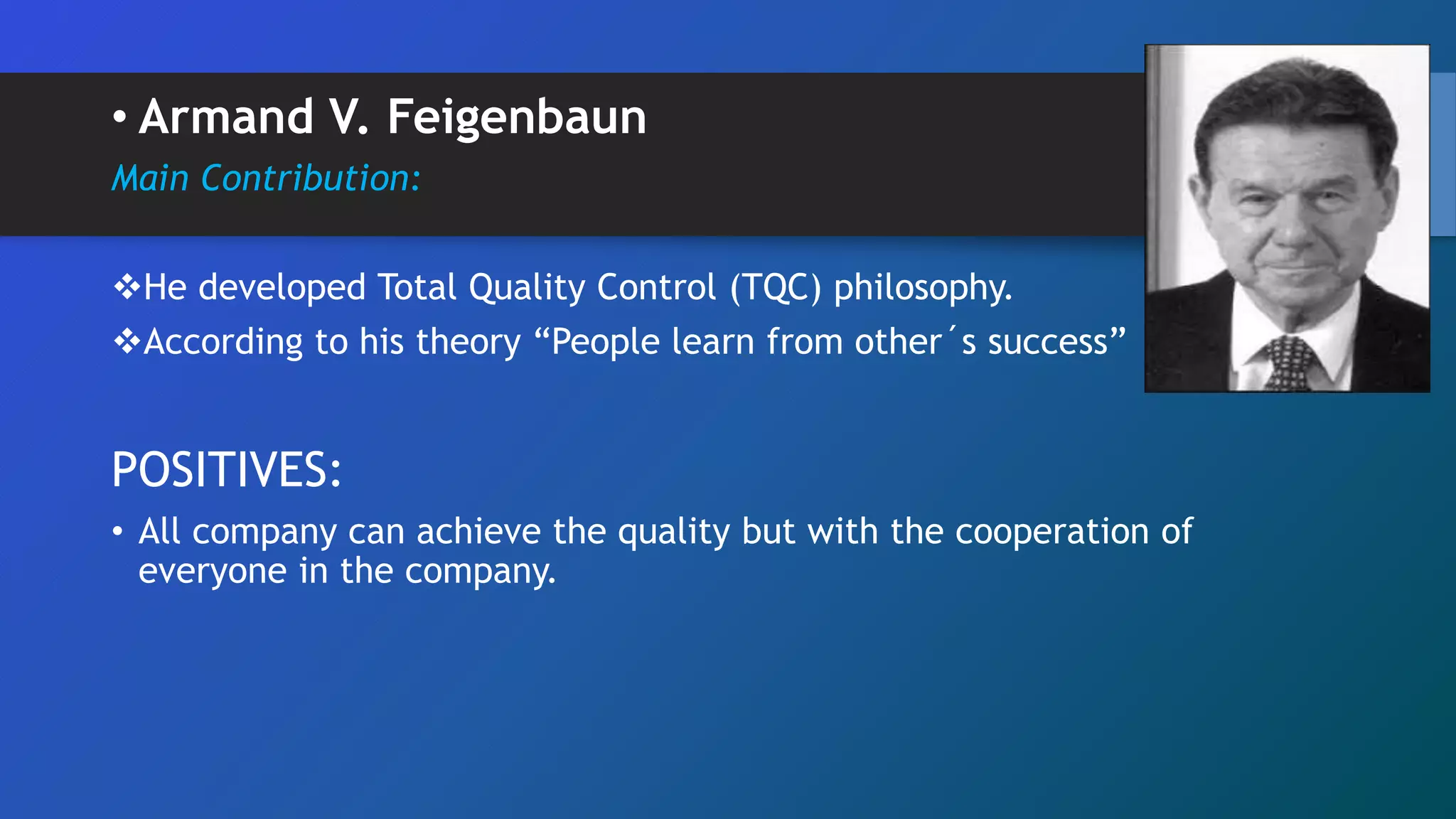 Quality Managment Gurus | PPT