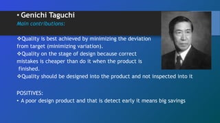 Quality Managment Gurus | PPT