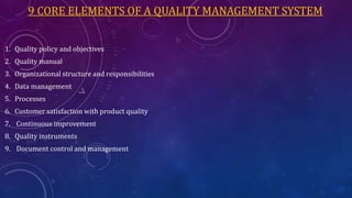 Quality mangement system.pptx | Free Download