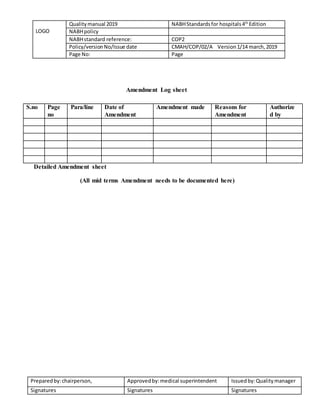 Quality manual | DOCX