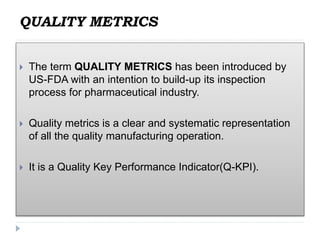 Quality metrics | PPTX