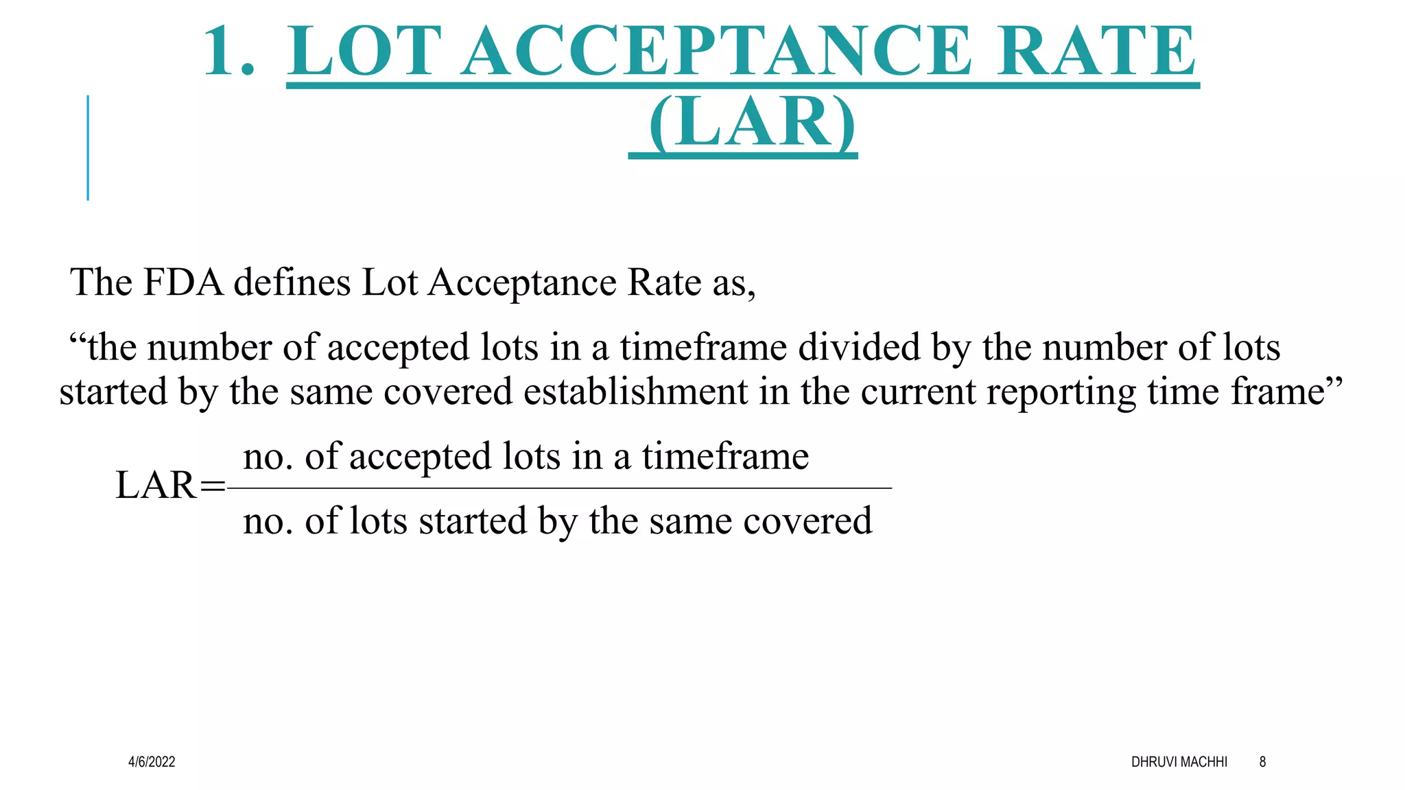 Quality metrics | PPTX