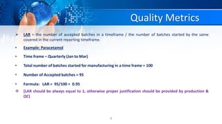 Quality metrics ppt_v.kumar | PPT