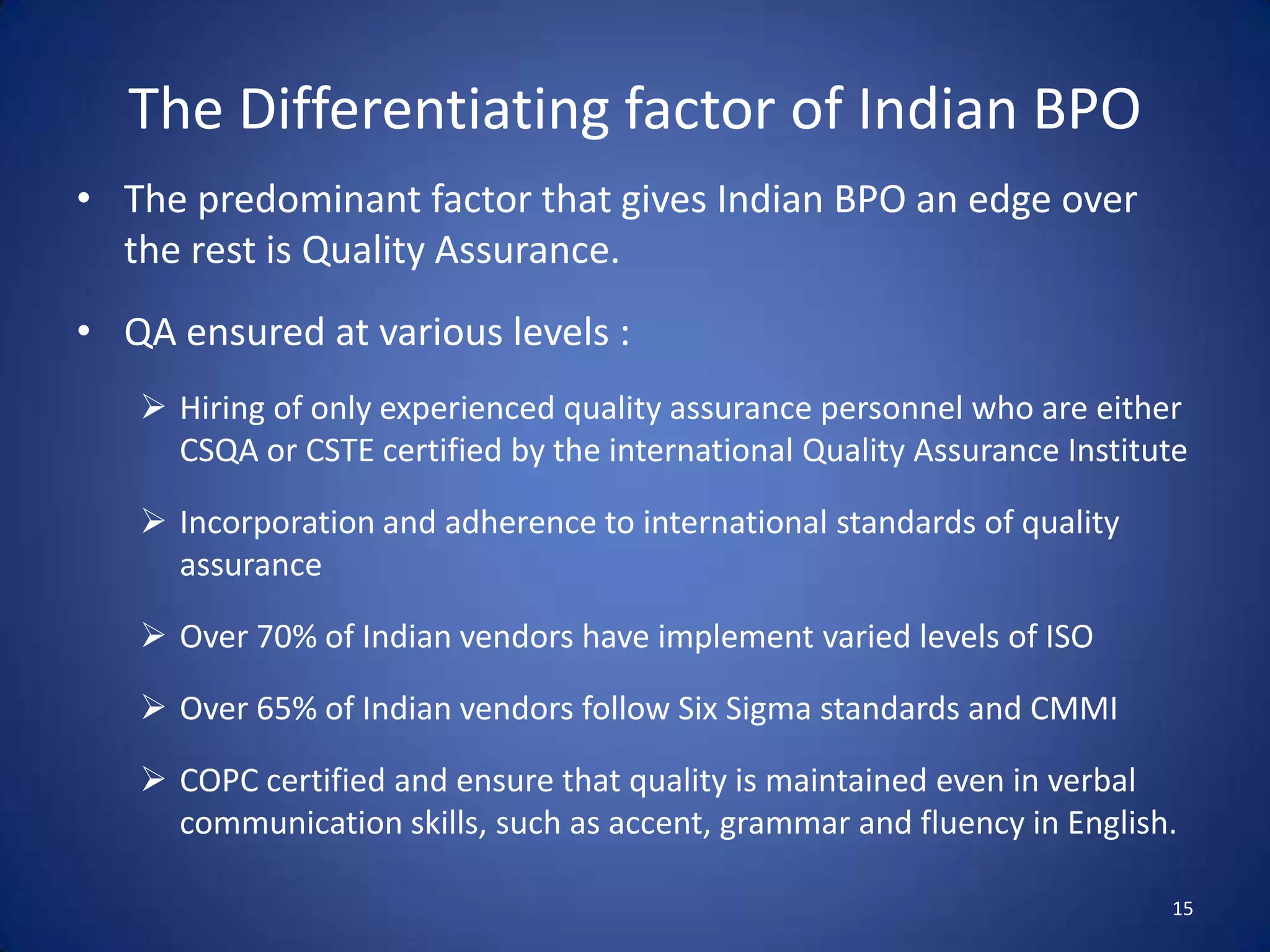 Quality management in bpo | PPTX