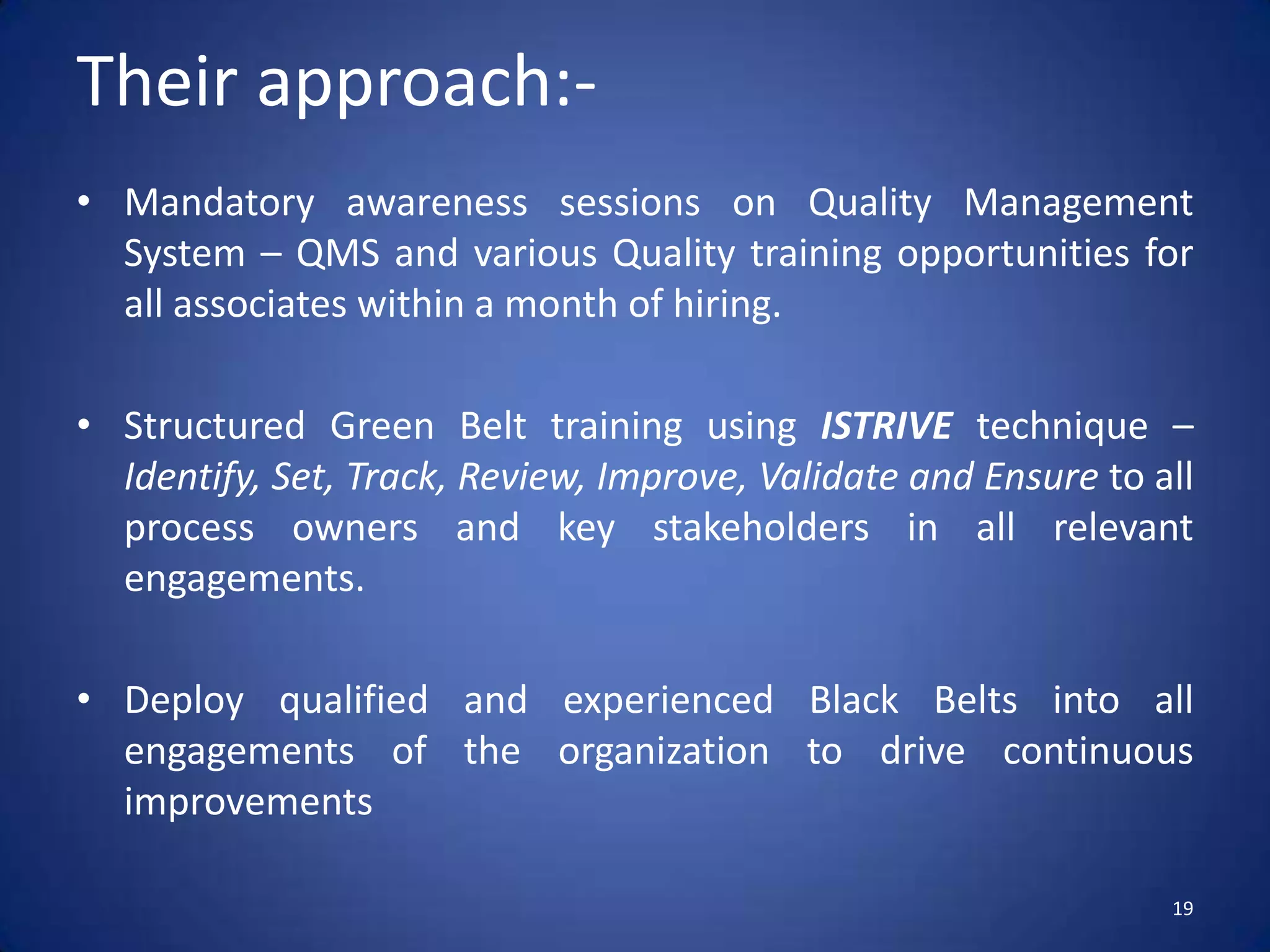 Quality management in bpo | PPTX