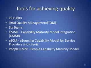 Quality management in bpo | PPTX