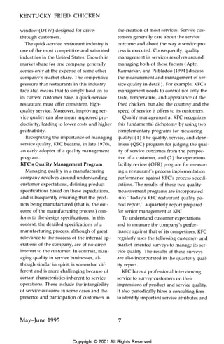 Quality mgmtkfc | PDF