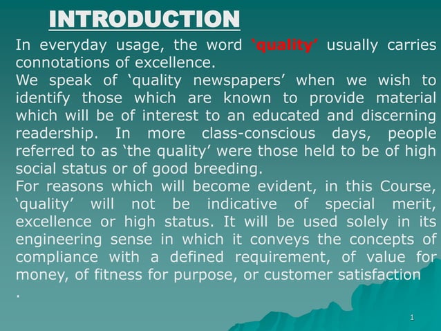 Quality Mgt Lecture for bsc degree dmu.ppt