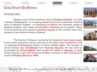 Quality of built environments in small & medium towns of india | PDF
