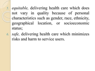 Presentation on the Quality of Care.pptx