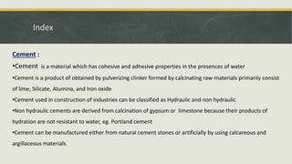 Quality of cement | PPTX