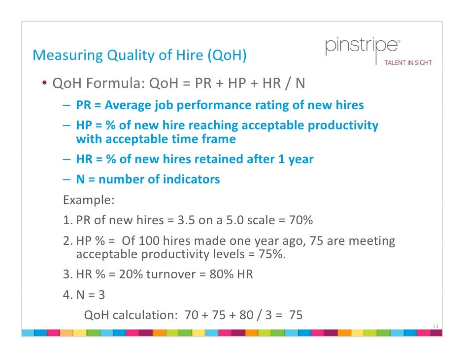 The Illusive Staffing Metric: Quality of Hire The Illusive Staffing Metric: Quality of Hire