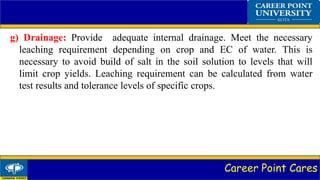 Quality of irrigation water | PPTX
