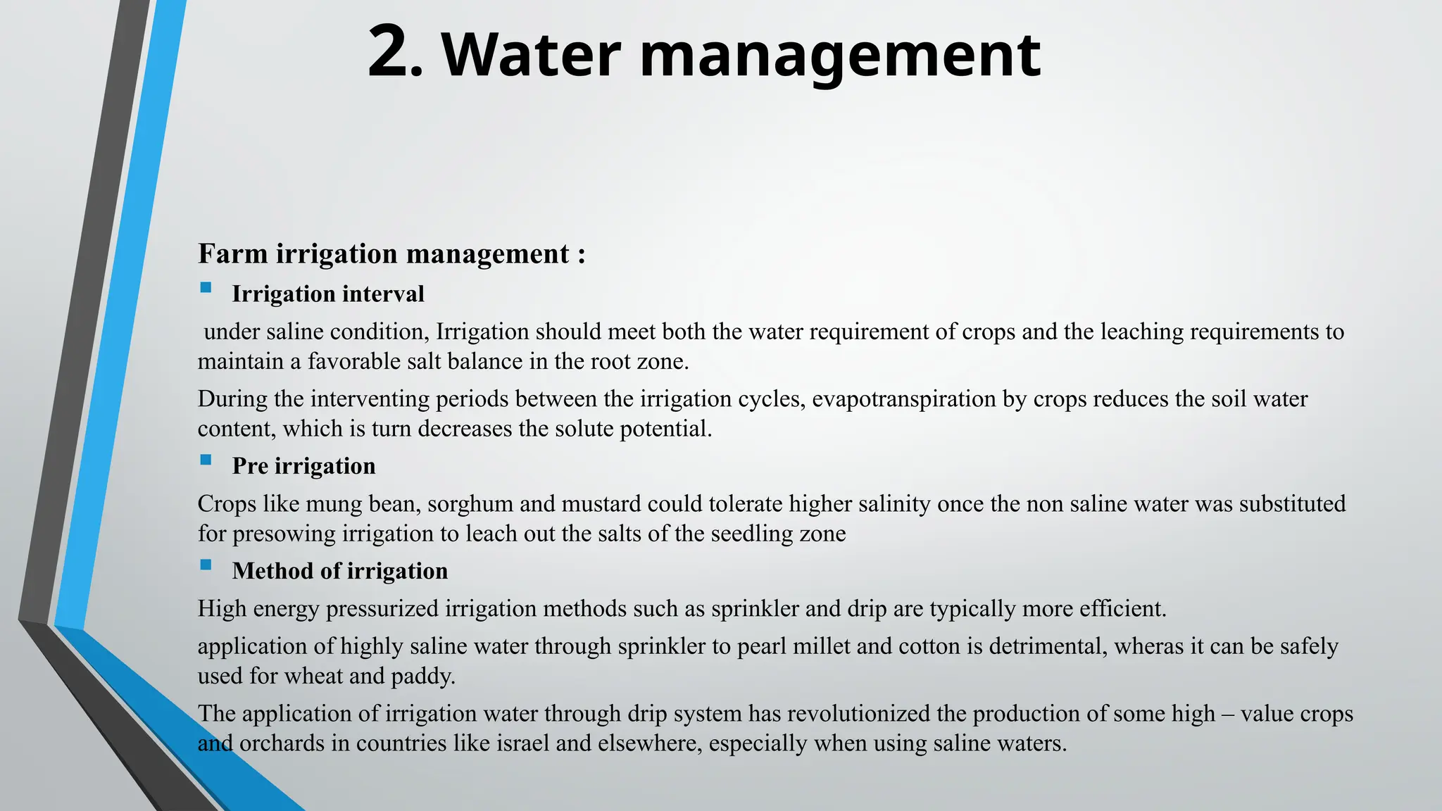 Quality of irrigation water and brackish water management.pptx