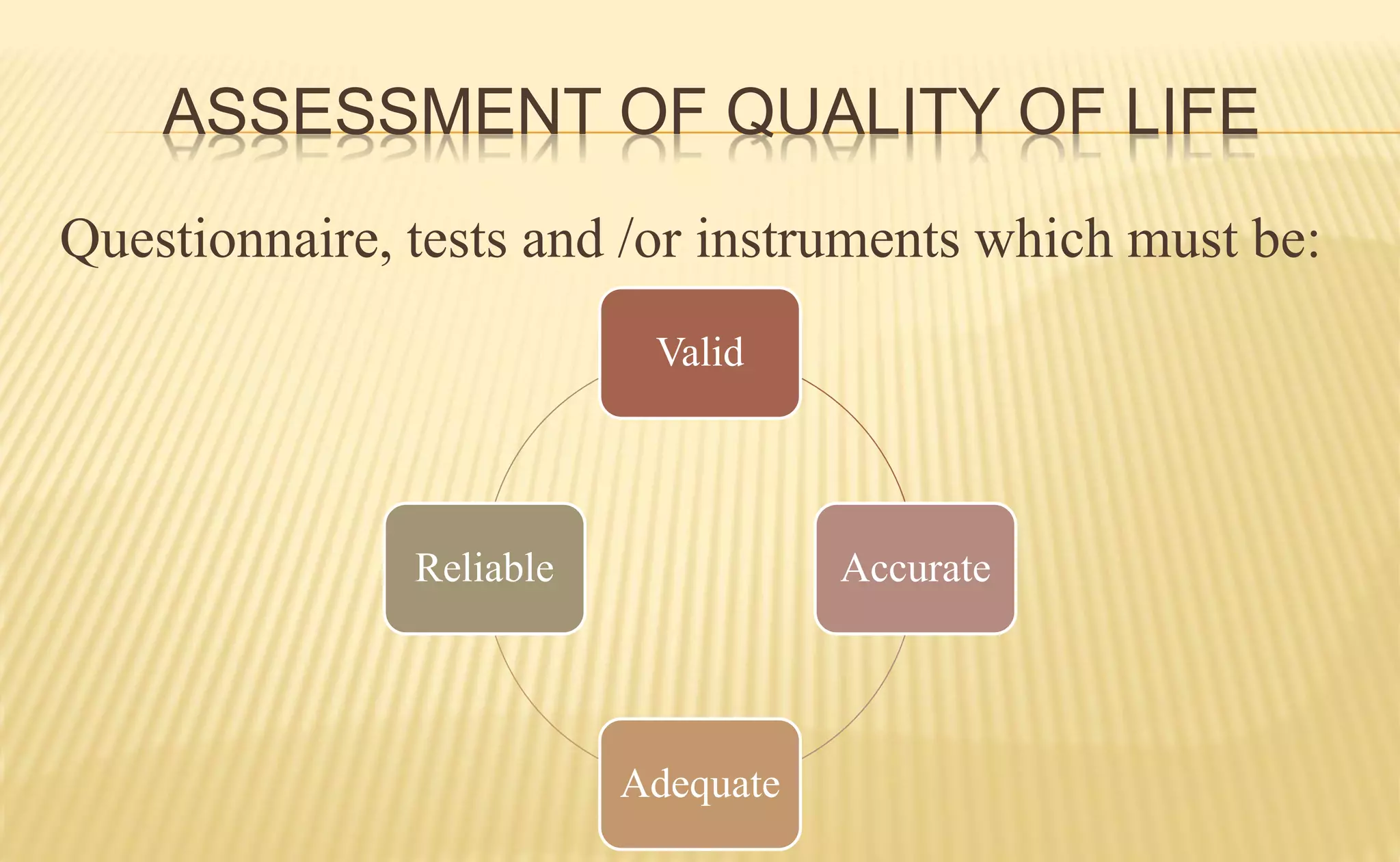 Quality of life | PPTX