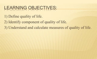 Quality of life | PPTX