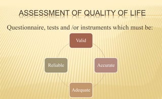Quality of life | PPTX