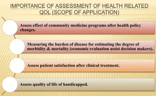 Quality of life | PPTX