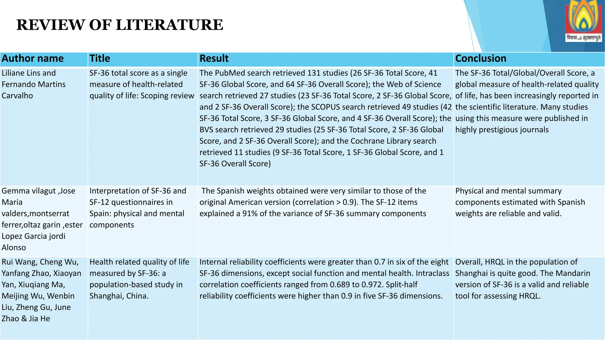 QUALITY OF LIFE. PPT | PDF