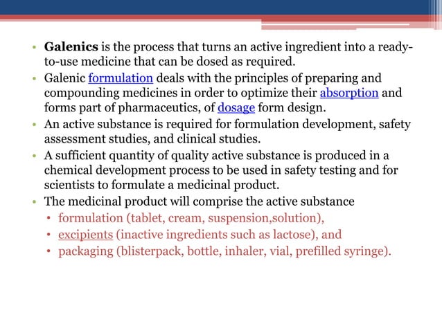 Quality and formulation of medicines | PPT