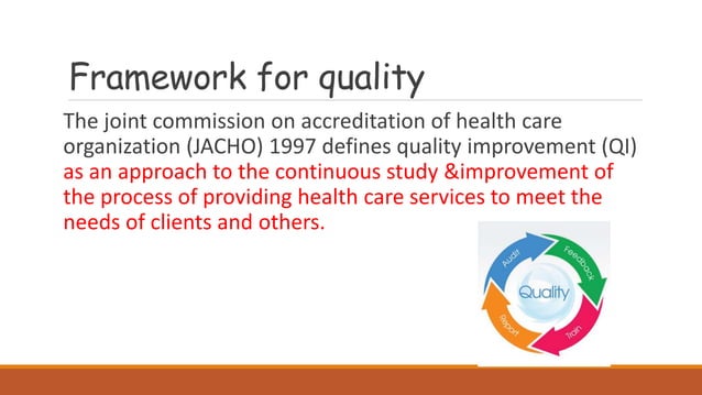 Quality of nursing | PPTX