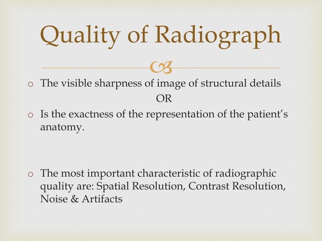 Quality of radiograph by dr ashok | PPTX