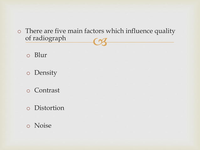 Quality of radiograph by dr ashok | PPTX