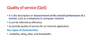 Computer Networks: Quality of service | PPTX
