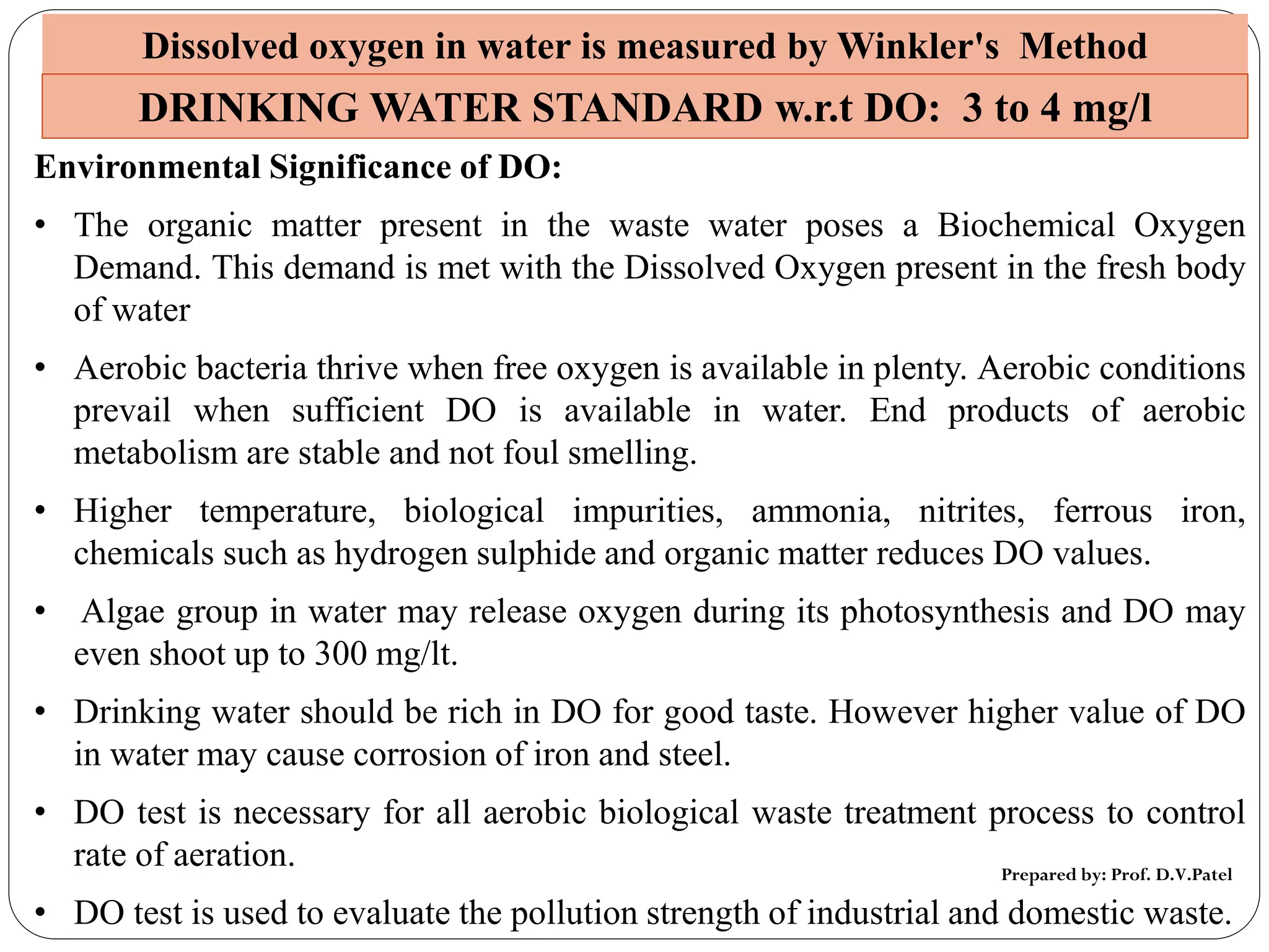 Quality of water | PDF