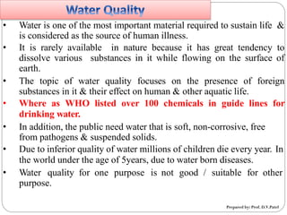 Quality of water | PDF