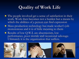 Quality of work life | PPT