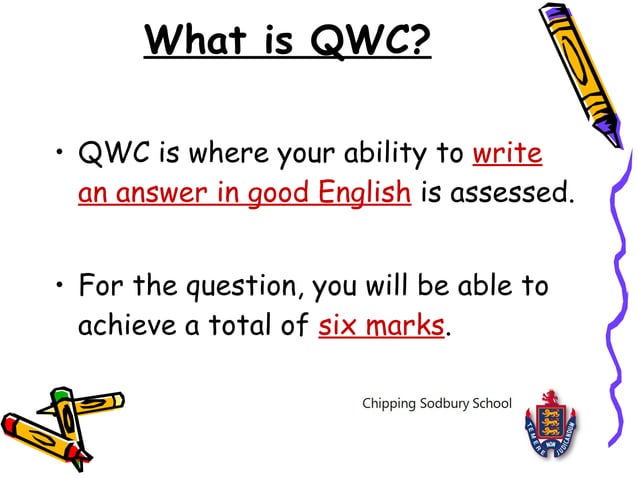 Quality of written communication display | PPT