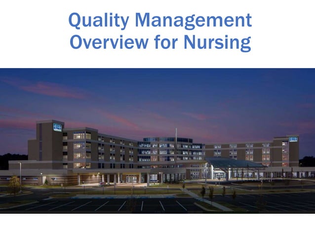 Quality Orientation.pptx | Healthcare Industry | Industries