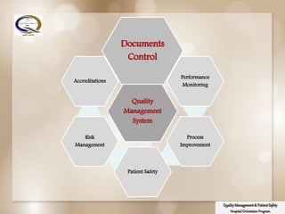 Quality orientation lecture (hospital orientation program) | PDF