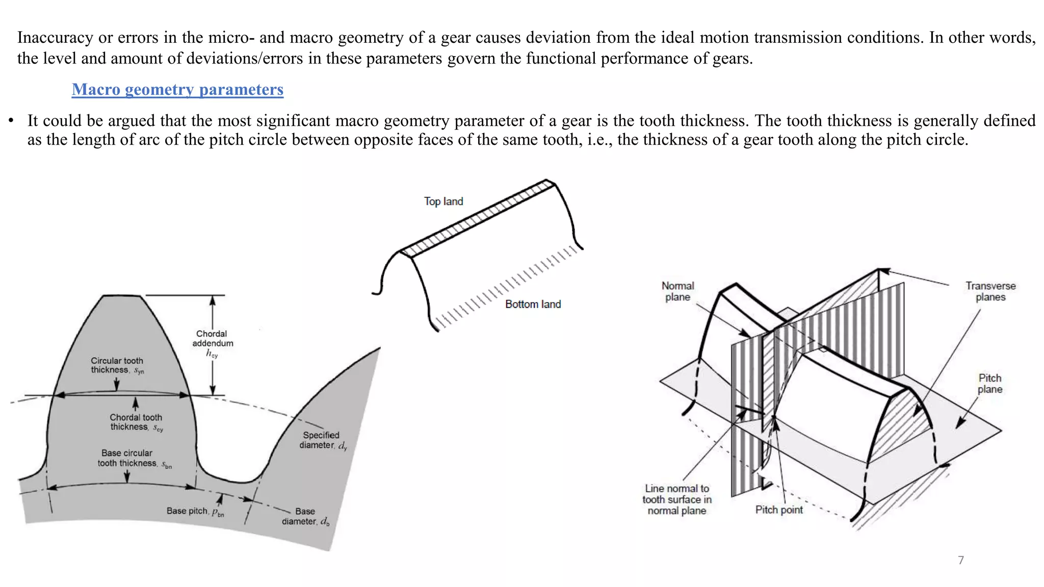 Gear Quality Parameters | PPTX
