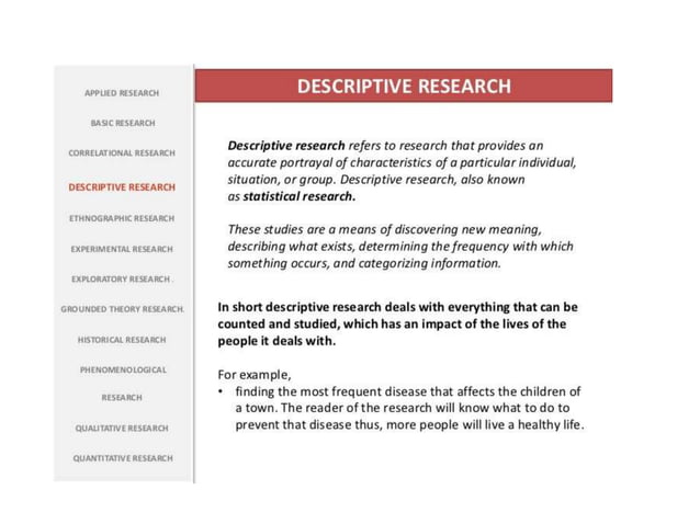 Types of Research | PPTX | Undergraduate Education | College Education