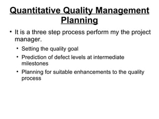 Quality planning | PPT