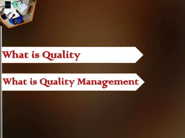 Quality planning and control | PPTX