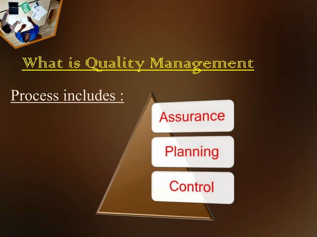 Quality planning and control | PPTX