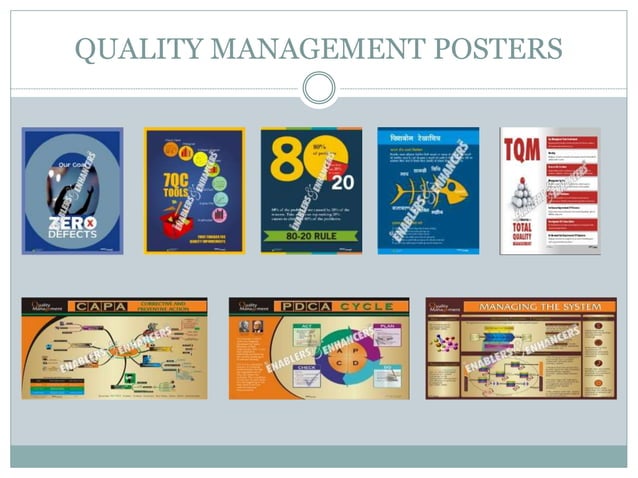 Enablers & Enhancers Quality Posters Series | PPT