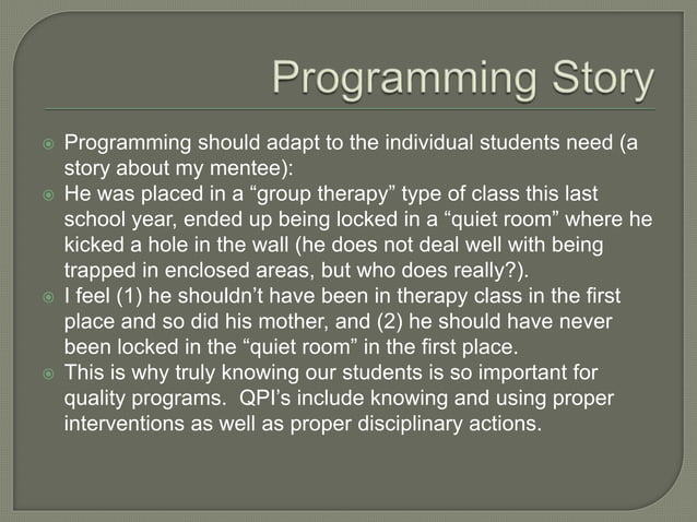 Quality Program Indicators | PPT