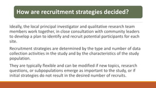 Qualitative research methods | PPTX