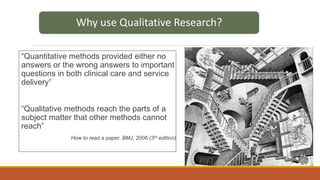 Qualitative research methods | PPTX